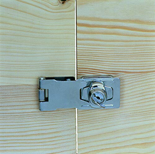 Security Closing Hasp Lockable Chromated 100 x 41,5 mm – BigaMart