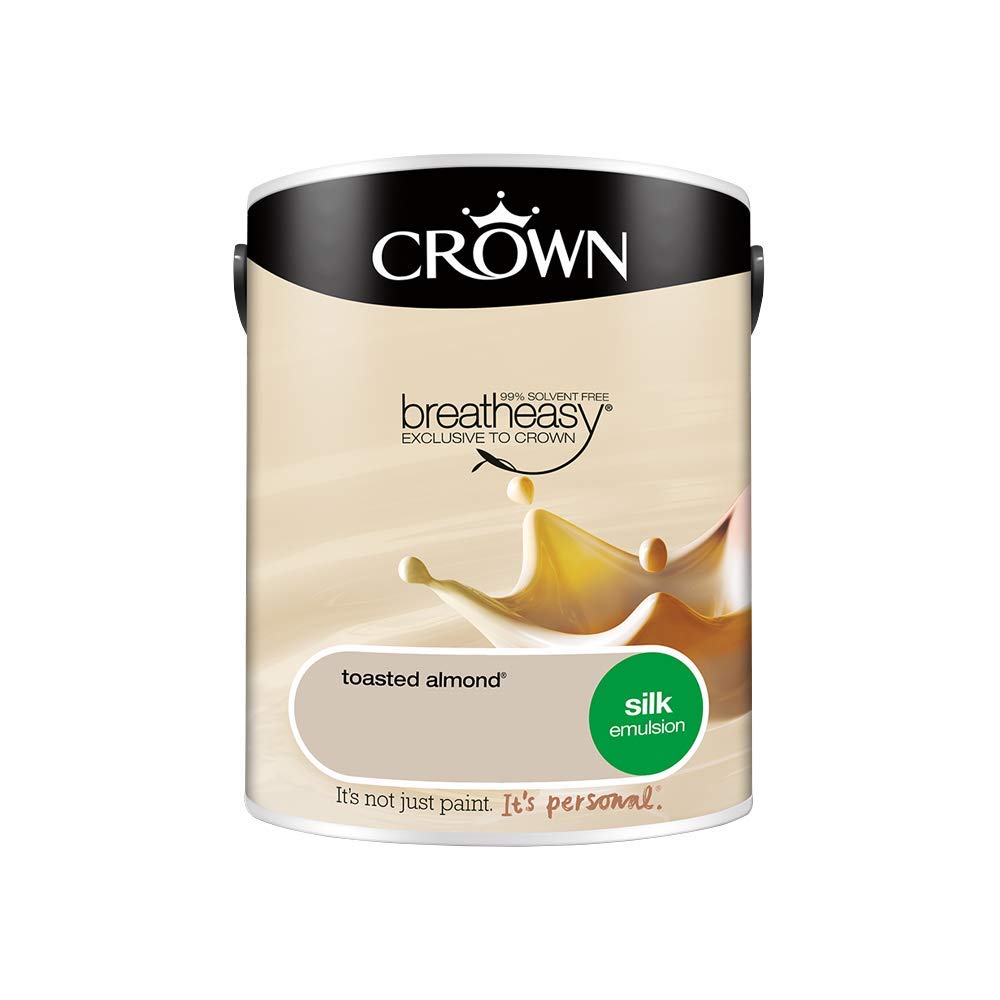 Crown Retail Core Emulsion Silk Toasted Almond 5 L : Amazon.co.uk: DIY ...