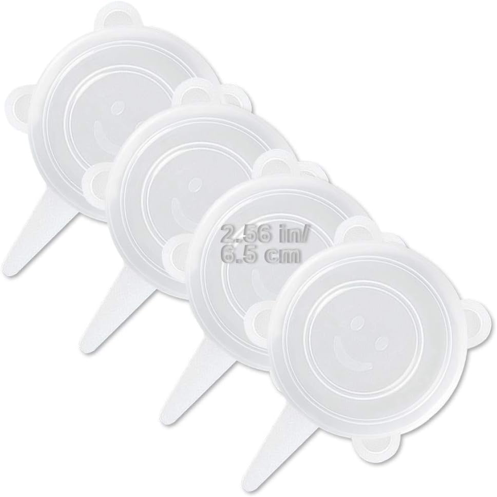 KeepingcooX 6 Pack Silicone Stretch Lids - Fits Various Sizes and ...