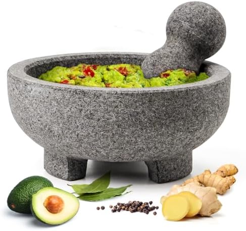 Amazon.com: OUTASIGHT Molcajete authentic Handmade Mexican Mortar and ...