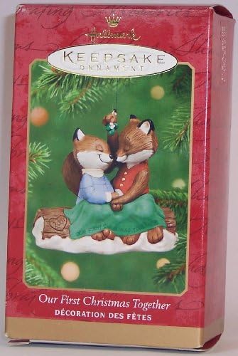 Amazon.com: Hallmark Keepsake Ornament Our First Christmas Together Two ...