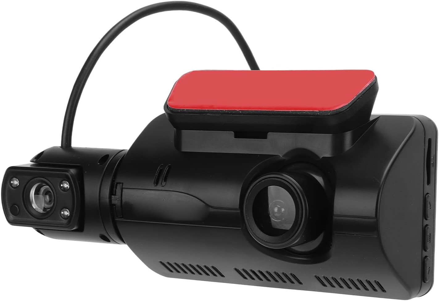 Dash CAM Full HD Dual Dashboard Car Camera, 170 Wide Angle Video ...