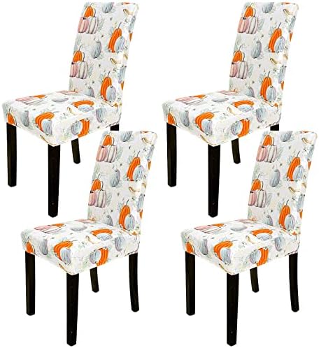 Amazon.com: Umigy 4 Pcs Thanksgiving Maple Chair Covers Fall Vintage ...