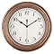 Amazon.com: Topkey Silent Wall Clock Kitchen 9 Inch Retro Non-Ticking ...