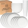 Amazon.com | Wheat Straw Dinnerware Sets | Unbreakable Dinnerware Sets ...