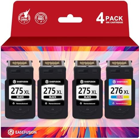 Amazon.com: EaseFusion 275XL 276XL Replacement for Canon Ink 275 and ...