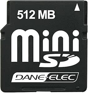Amazon.com: DANE-ELEC 512MB Mini SD Memory Card DASDM0512R : Electronics