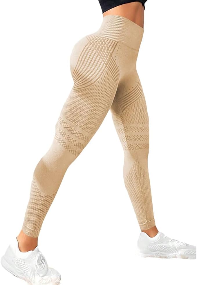 MEIION Leggings Plumi à Compression 3D Leggings de Compression pour Femmes, Leggings de Yoga ...