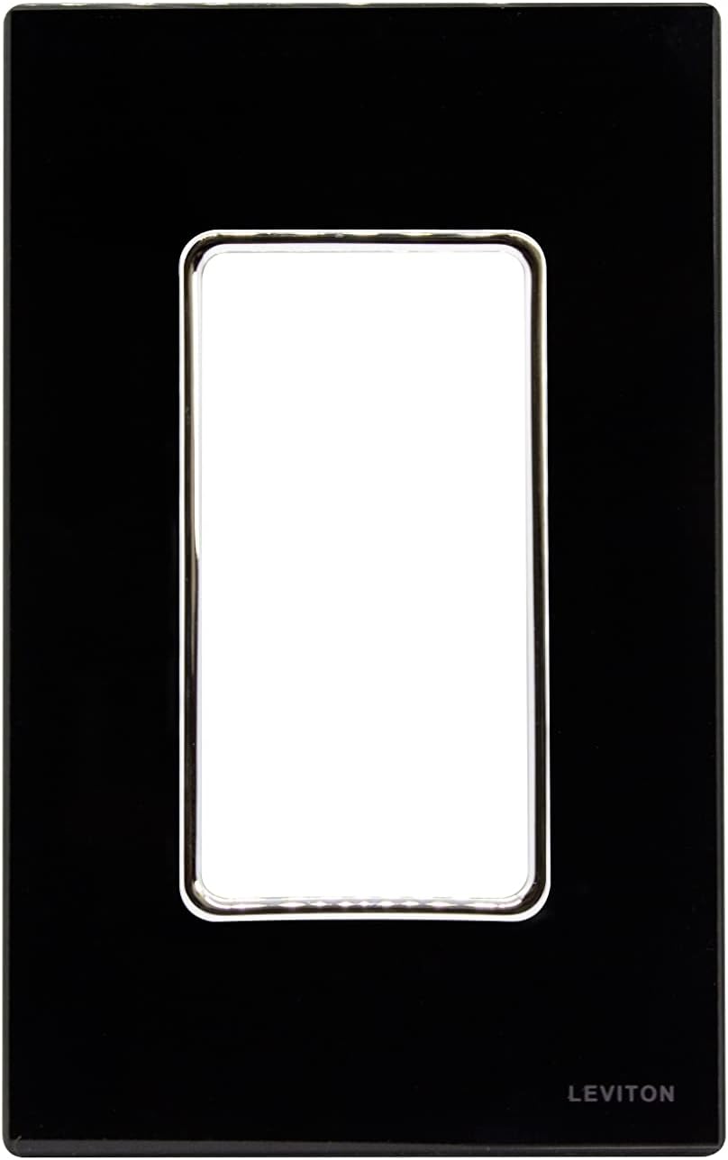 Leviton L12-26000-CND Placa de Kristal, para accesorios de línea Decora ...