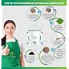 BIO Drops Bokashi Bucket Indoor Composter 30 Liter x 2 Pack | Easy ...
