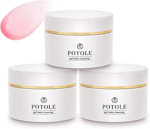 Amazon | POTOLE 3個セット ポトレ クレンジング ジェルバーム 毛穴 黒ずみ 角質取り メイク落とし ダブル洗顔不要 保湿 洗顔 マツエク 1カ月分 ギフト プレゼント 90g ...
