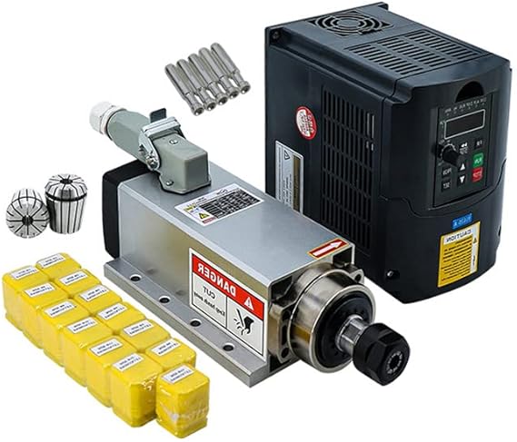 110V Spindle Motor Kit，2.2Kw Spindle Motor 24000Rpm 400Hz ，VFD Variable ...