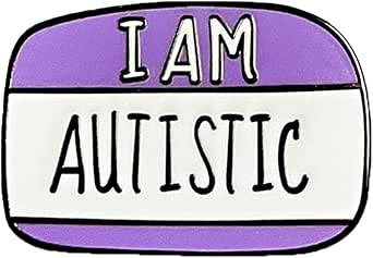 I Am Autistic Badge Enamel Pin Brooch Metal Badges Lapel Pins Brooches ...