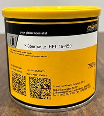Kluber Lubrication KLUBERPASTE HEL 46-450 Screw Paste-Lubricating ...