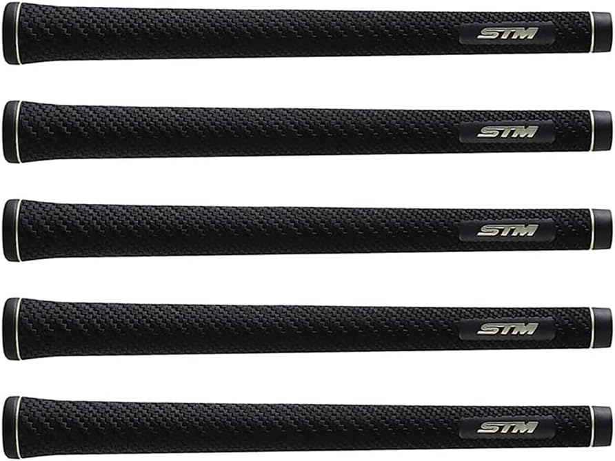 Amazon | 【5本セット】 STM(エスティーエム) G-Rex ブラック/ゴールド 硬度45（R） M60 バックライン有 ゴルフグリップ 正規品 | STM(エスティーエム) | グリップ