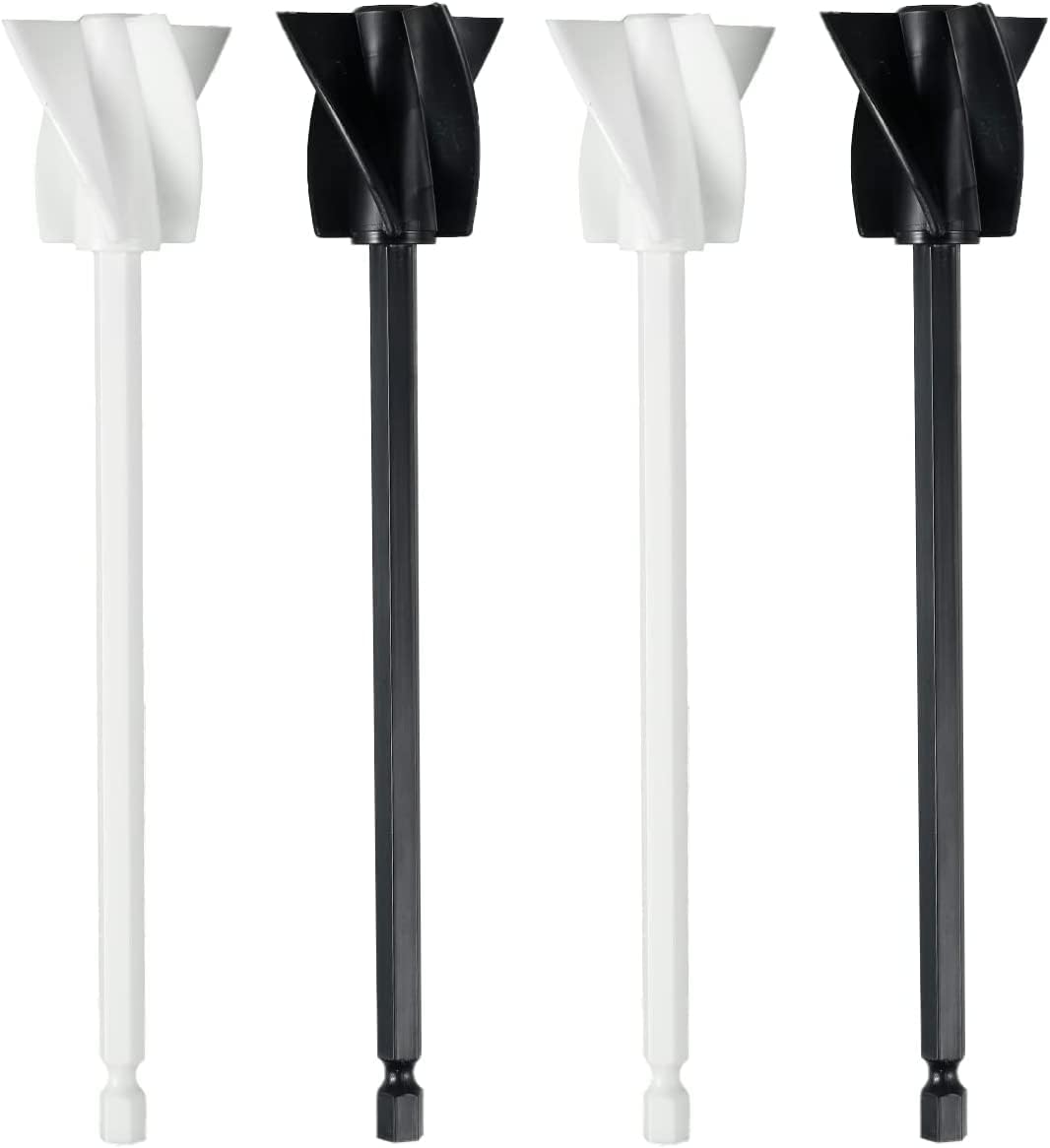 4Pcs Resin Mixer Paddles,Epoxy Mixer Attachment for Drill,1/4" Drill ...