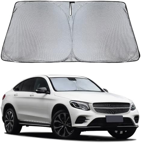 Amazon.com: nuoozy Ice Crystal Nano Windshield Sunshade Reflective Sun ...
