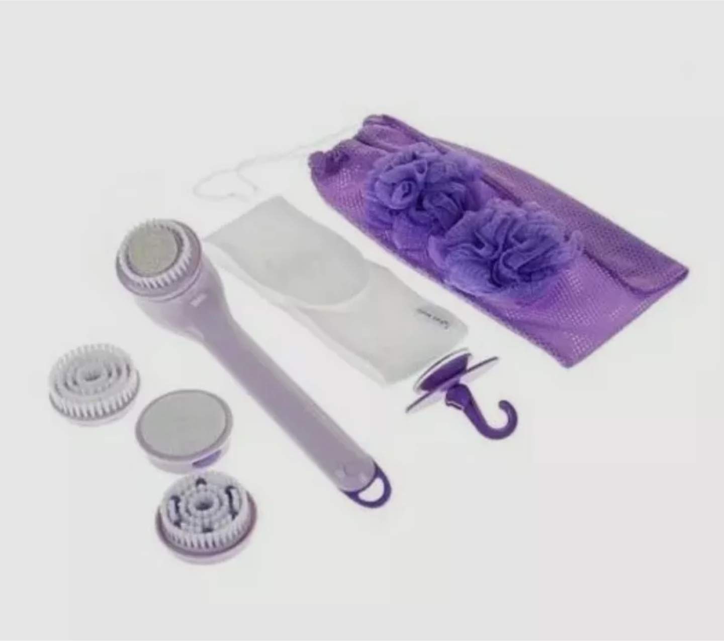 Amazon.com : Spin Spa Body Brush Deluxe 10 pc Kit - Purple : Beauty ...