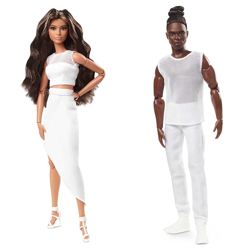 Buy Barbie Signature Barbie Looks Doll Fully Posable Fashion Doll ...