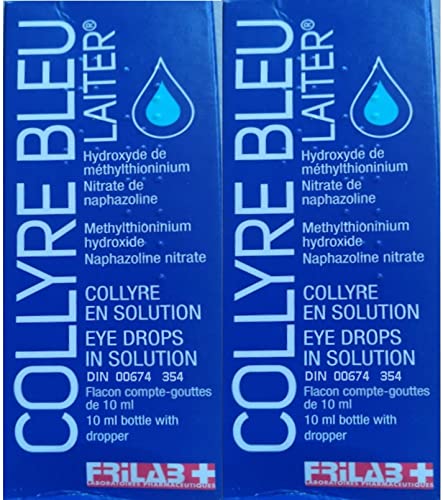 Buy Original Laiter Collyre Bleu Eye Drops - 10ml(pack of 2) Online at ...