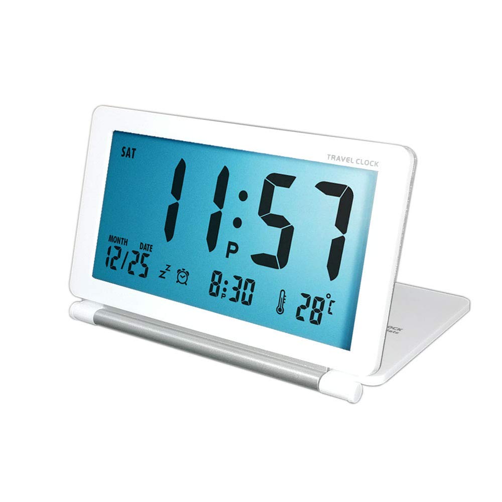 Amazon.de: Precision Radio Controlled LCD Backlit Alarm Date ...