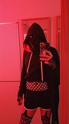 Amazon.com: KYEDAY Punk Gothic Cyber Mask for Men,Techwear mask ...