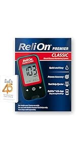 Amazon.com: Premier BLU Glucose Monitor Kit with Bluetooth. Complete ...