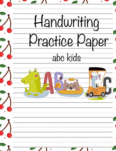 Handwriting Practice Paper abc kids: Blank Dotted Writing Sheets ...