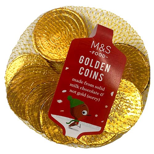 Amazon.com : Marks and Spencer Golden Coins 80g : Grocery & Gourmet Food