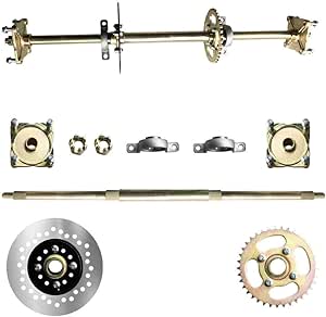 Amazon.com: DNYSYSJ 812mm 32" ATV Quad Rear Axle Assembly Go Kart Rear Wheel Axle Shaft Assembly ...