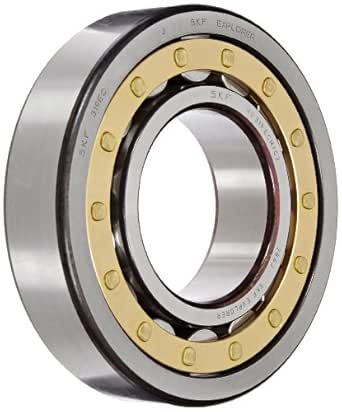 SKF NU 319 ECM/C3 Cylindrical Roller Bearing, Single Row, Removable Inner Ring, Straight Bore ...