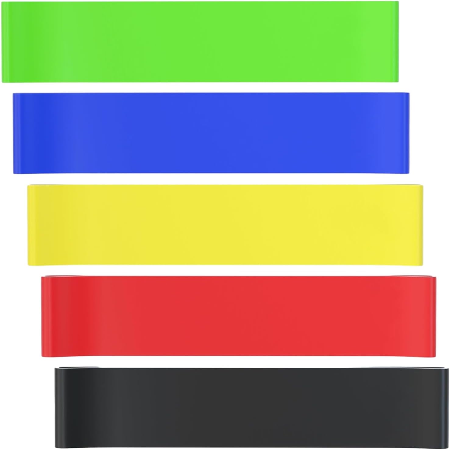 5 Pack Resistance Bands Exercise Bands Resistance Bands Set Stretch ...