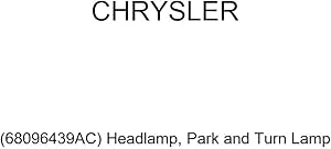 Amazon.com: Genuine Chrysler (68096439AC) Headlamp, Park and Turn Lamp ...