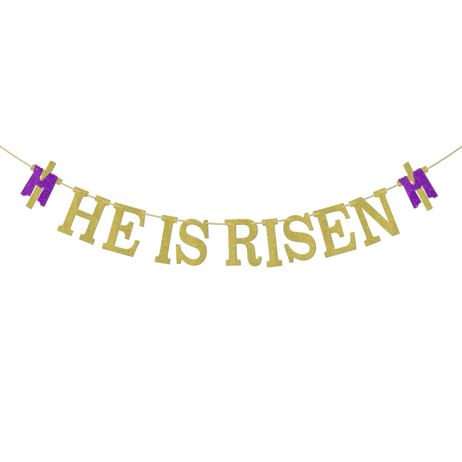 Amazon.com: ShuanQ He is Risen Banner - Easter Party Decorations ...