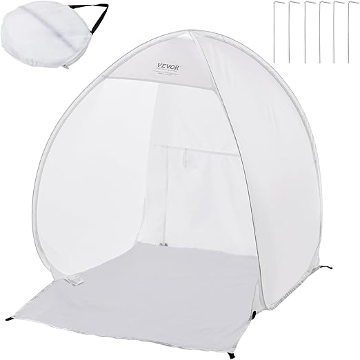 Amazon.com: VEVOR Paint Booth Tent, 40 x 35 x 40 in Pop-Up Portable ...