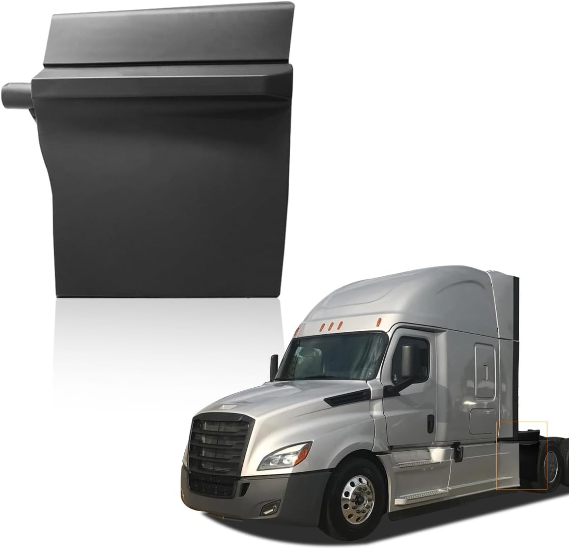 Amazon.com: Left Quarter Fenders Set for Semi Truck,Heavy Duty Bracket ...