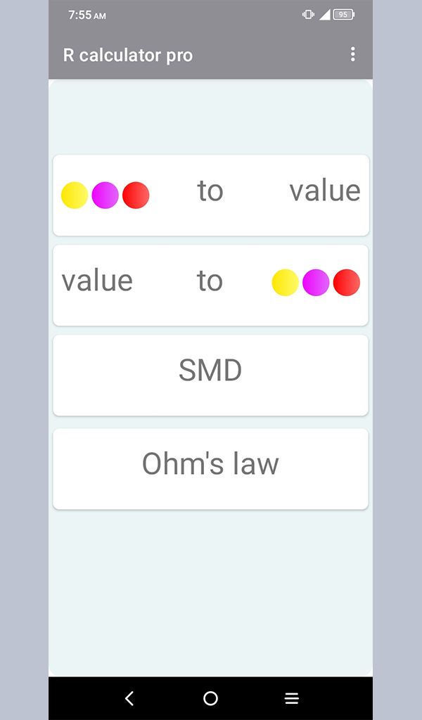Resistor calculator - App on Amazon Appstore