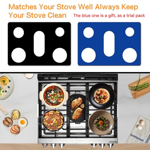 WHOLOPL Gas Stove Top Burner Covers for 30inch LG Gas Range - Non-Stick ...
