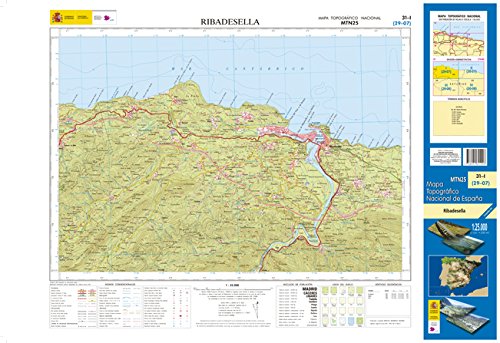 31-1 Ribadesella. Mapa Topográfico Nacional 1:25.000 : CENTRO NACIONAL ...