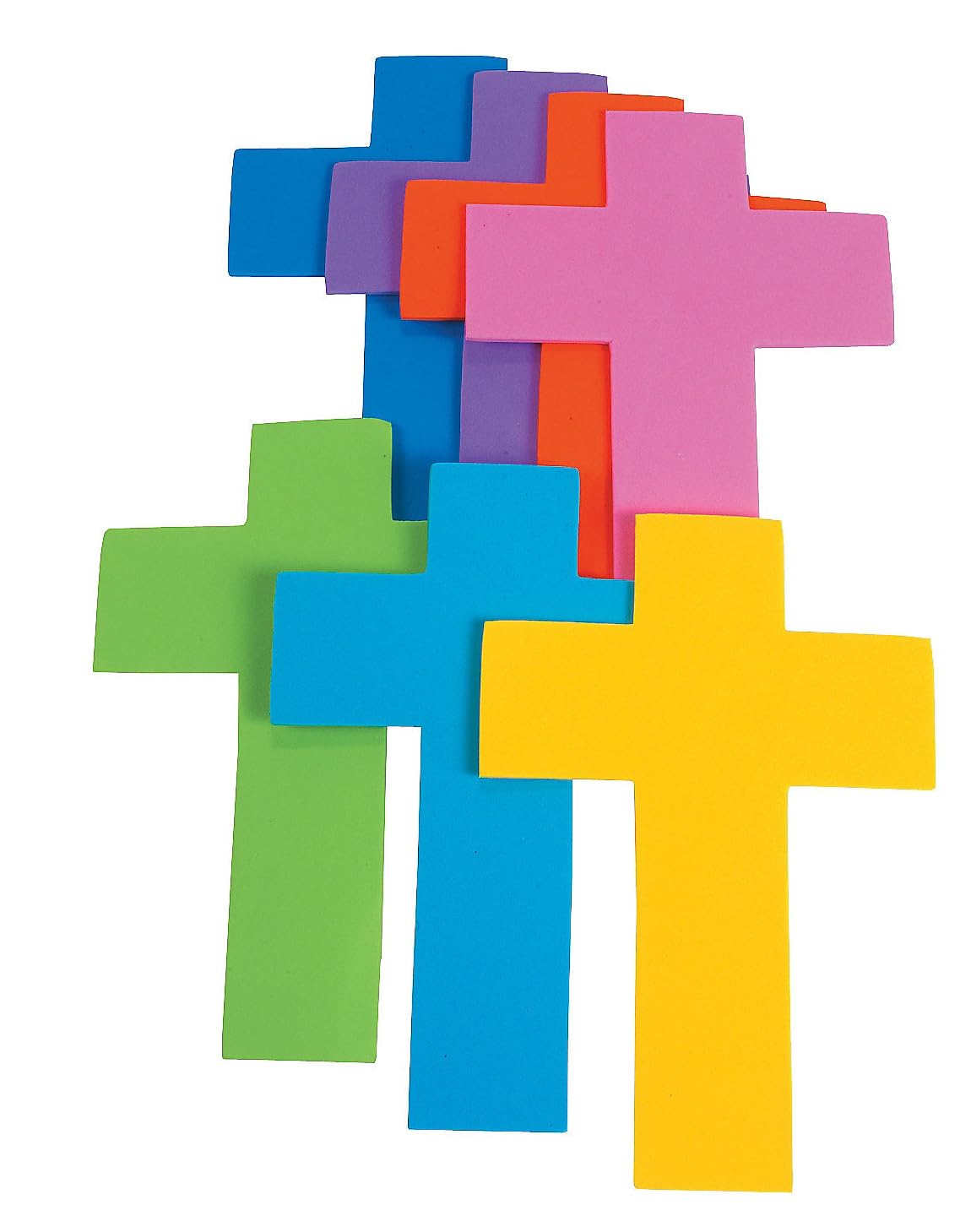 Amazon.com: HAPPY DEALS ~ Foam Cross Shapes for Easter Christmas Crafts ...