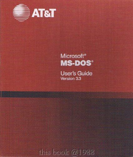 Microsoft MS-DOS User's Guide: Anonymous: Amazon.com: Books
