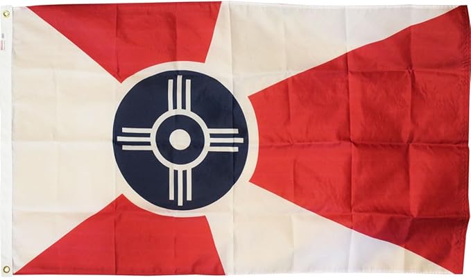 Amazon.com : Wichita - US City Flag 3' x 5' Nylon : Outdoor Flags ...