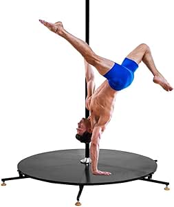 Amazon.com: HamoM Dance Pole Steel Dance Poles with Movable Steel Pipe ...