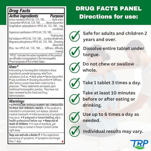 The Relief Products Sciatica Therapy Tablets, 70 Count Best Deals and ...