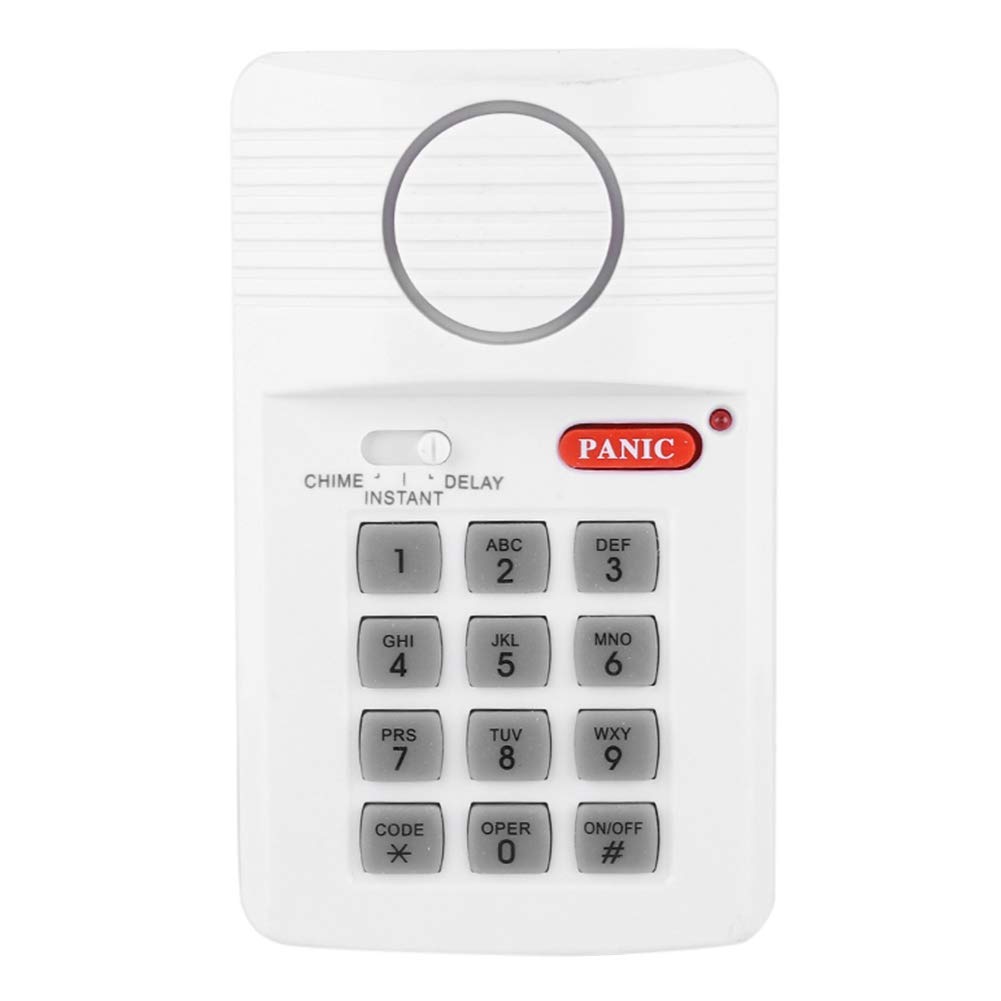 Amazon.com: Door Alarm System 3 Settings Security Keypad with Panic ...