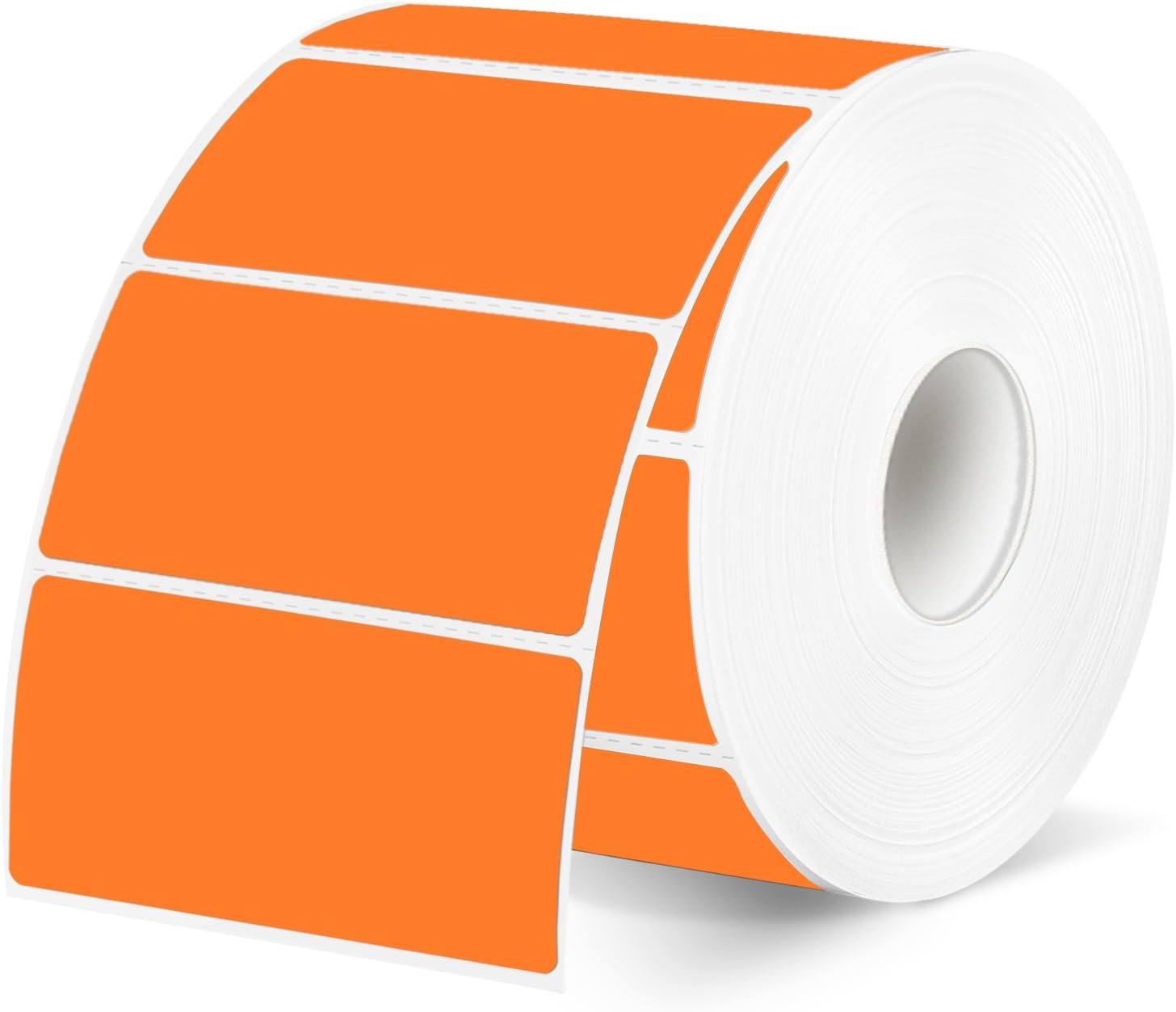 Amazon.com : 2x1 Inch Thermal Labels, Orange Thermal Printer Stickers ...