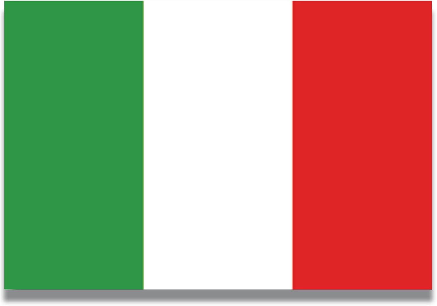 Amazon.com: Magnet Me Up Italian Italy Flag Car Magnet - 4x6 Inches ...