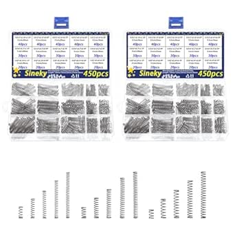 Cilky 900pcs Spring Compressed Spring Assorted Kit, Release Small ...