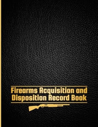 Amazon.com: Firearms Acquisition and Disposition Record Book: Firearm ...