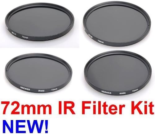 Neewer 72Mm High Quality Optical Glass Infrared Lens Filter Kit - 4 ...